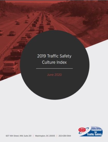 2019 Traffic Safety Traffic Safety Culture Index Full Research Report ...
